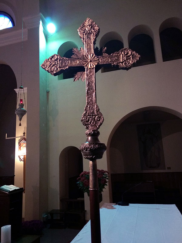 Fidenza: Croce astile nella Chiesa dei Cappuccini di Fidenza