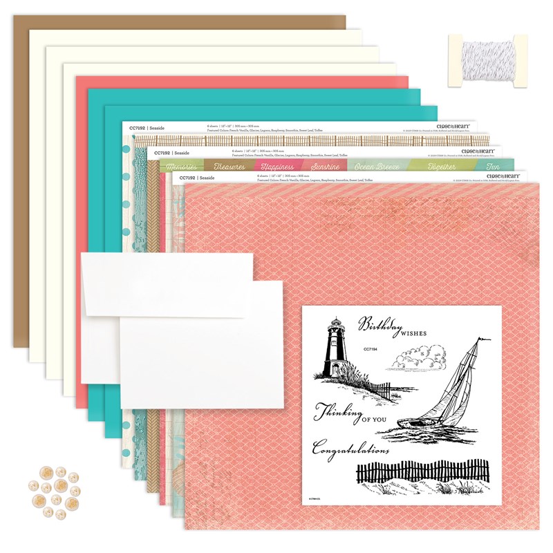 Create With Arlene: September Workshop - Seaside Paper Pack