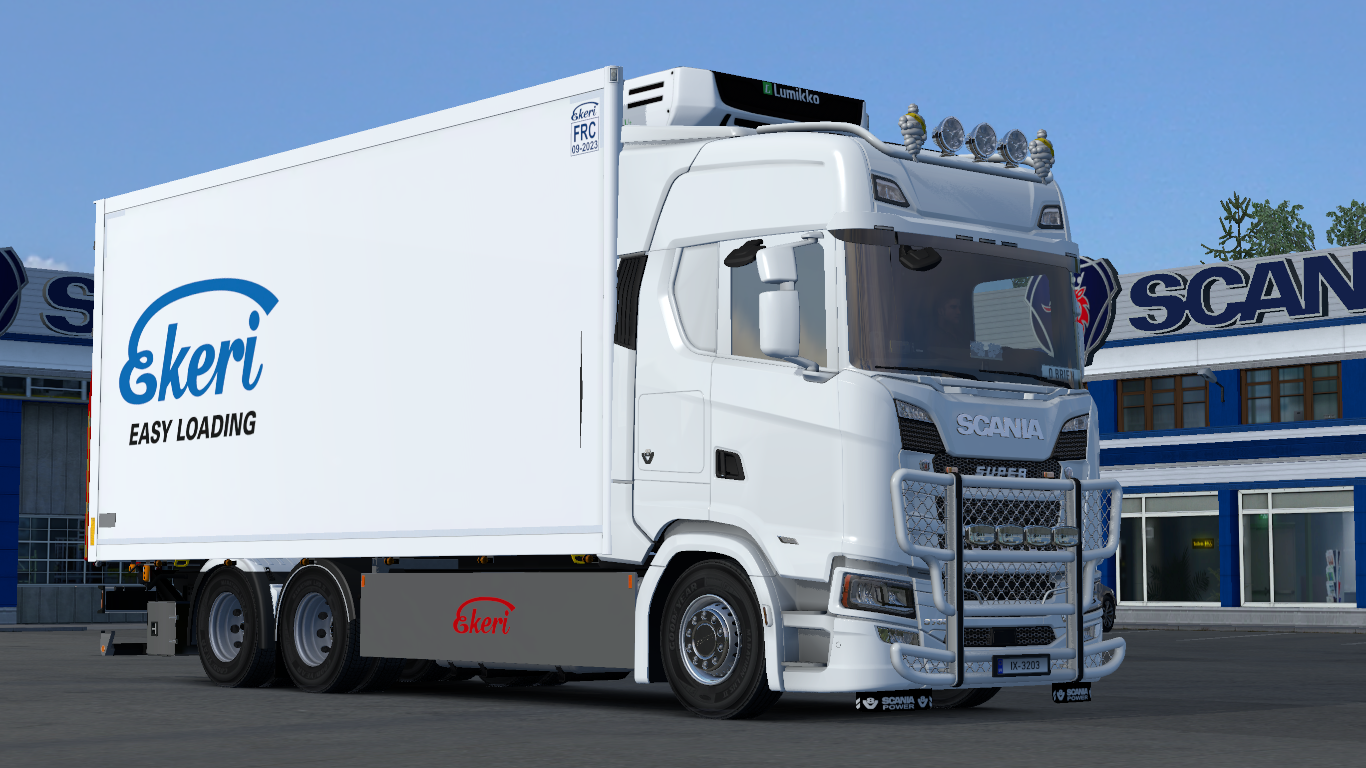 Rigid Chassis Addon for Eugene's Scania NG by Kast - Euro Truck Simulator 2 Mod World