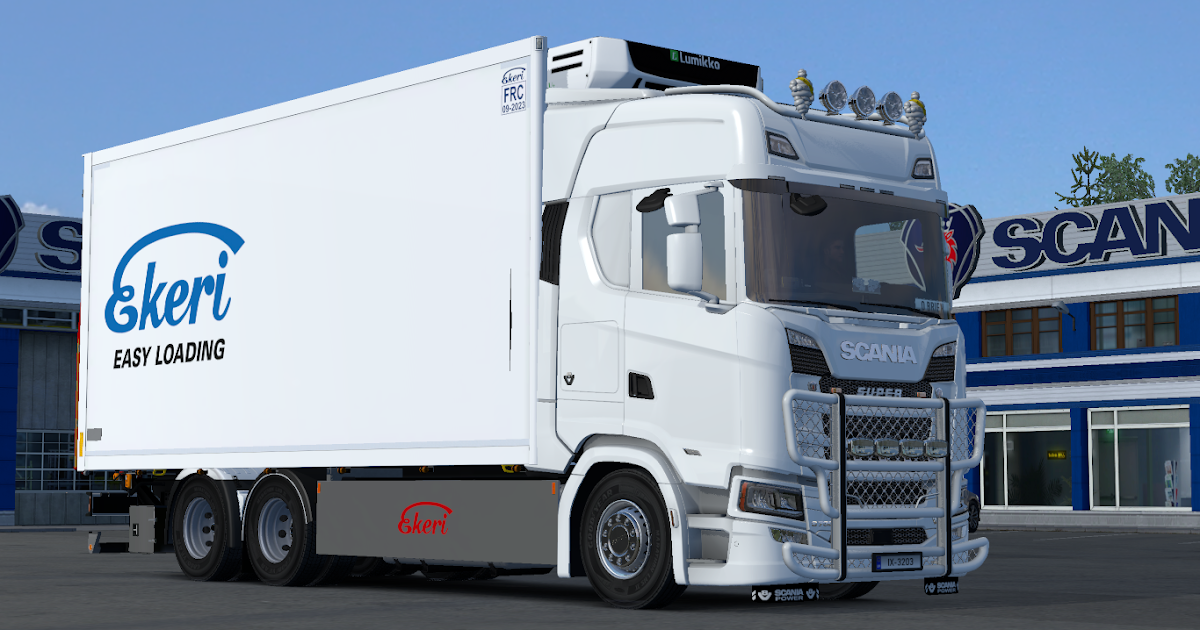 Rigid Chassis Addon for Eugene's Scania NG by Kast - Euro Truck Simulator 2 Mod World