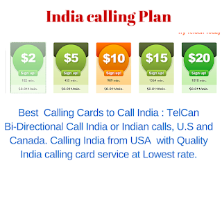 Best Calling Card to Call India from USA: Call to India from USA