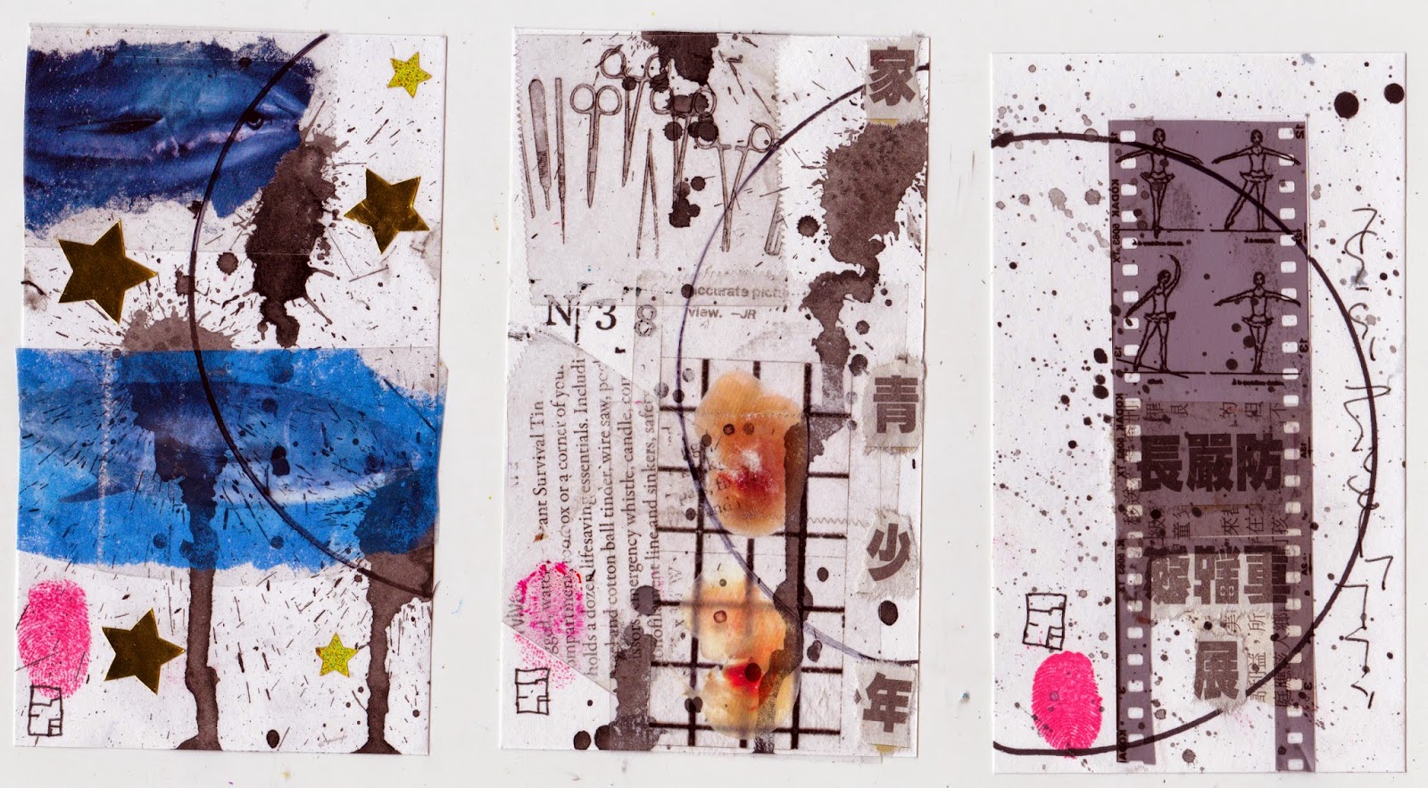 sparrowmuffin: =3 small collages=