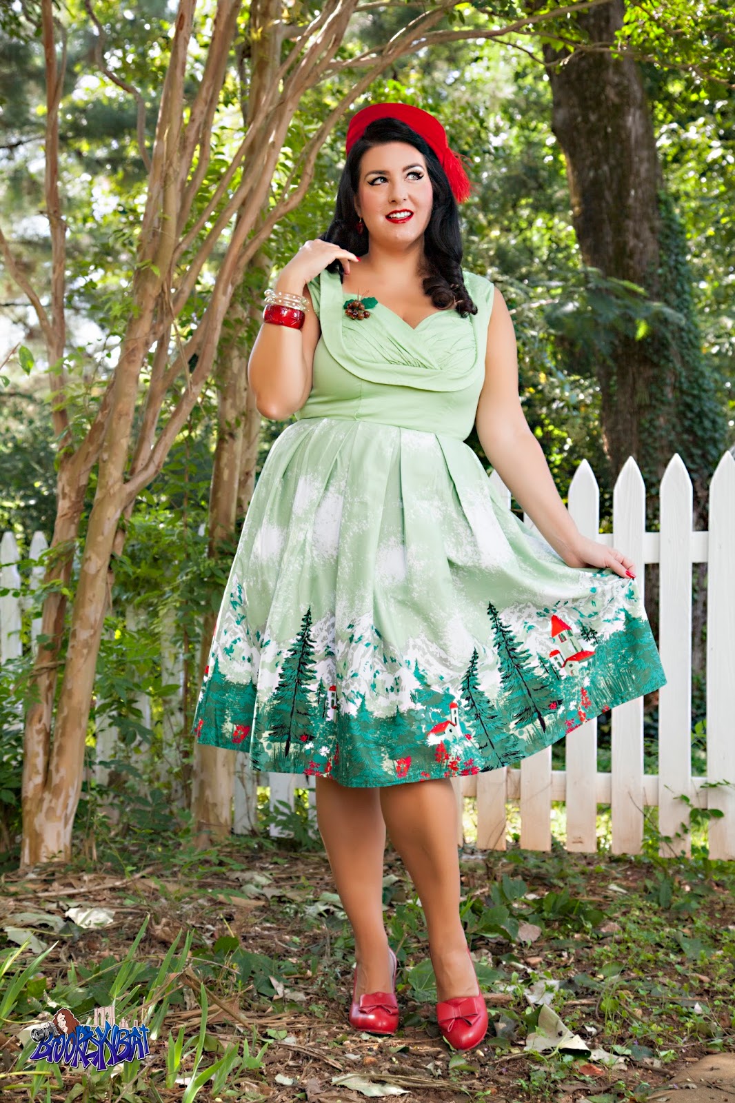 Buttercream Bettie Pinup Model: Red Dolly Vintage