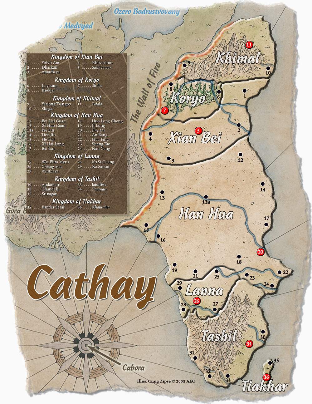 Consonant Opposition: Asian Locations: 7th Sea