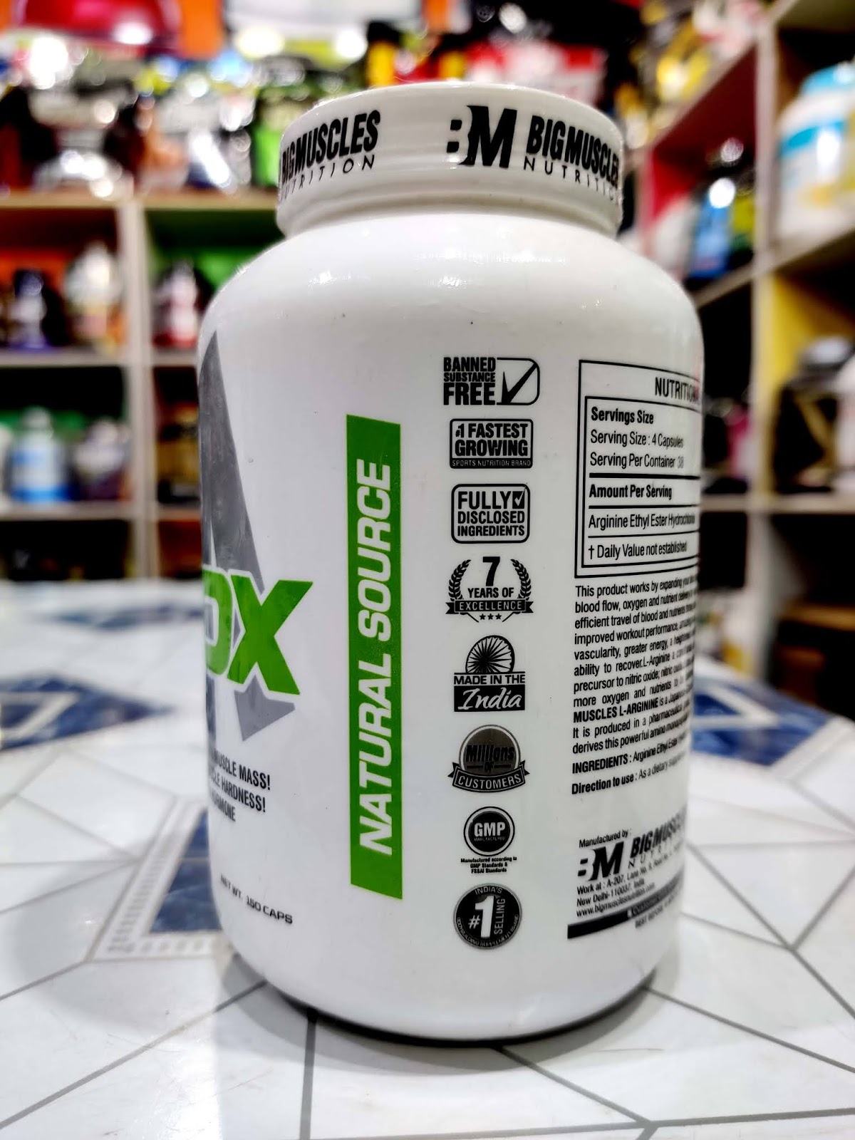 Bigmuscles Nutrition Nitrox 75 Capsule - NCRFS