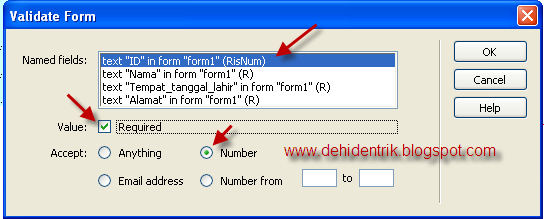 (PDF) Trik!Membuat Validasi Form Sederhana Dengan Dreamweaver Tanpa ...