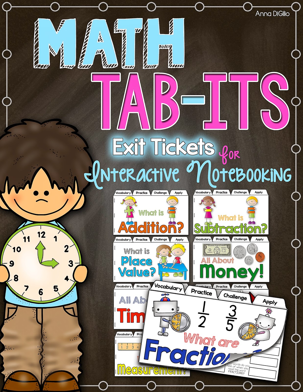 Primary Chalkboard: Math Exit Tickets and a FREEBIE!