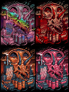 INSIDE THE ROCK POSTER FRAME BLOG: Munk One Black Keys Milwaukee Poster