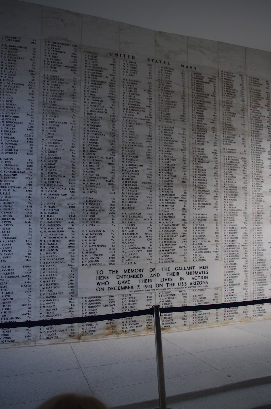 Some Gave All: The USS Arizona Memorial, Pearl Harbor Hawaii