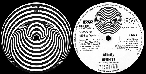 Vinyl para Digital: Affinity - 1970 - Affinity (LP-CD)