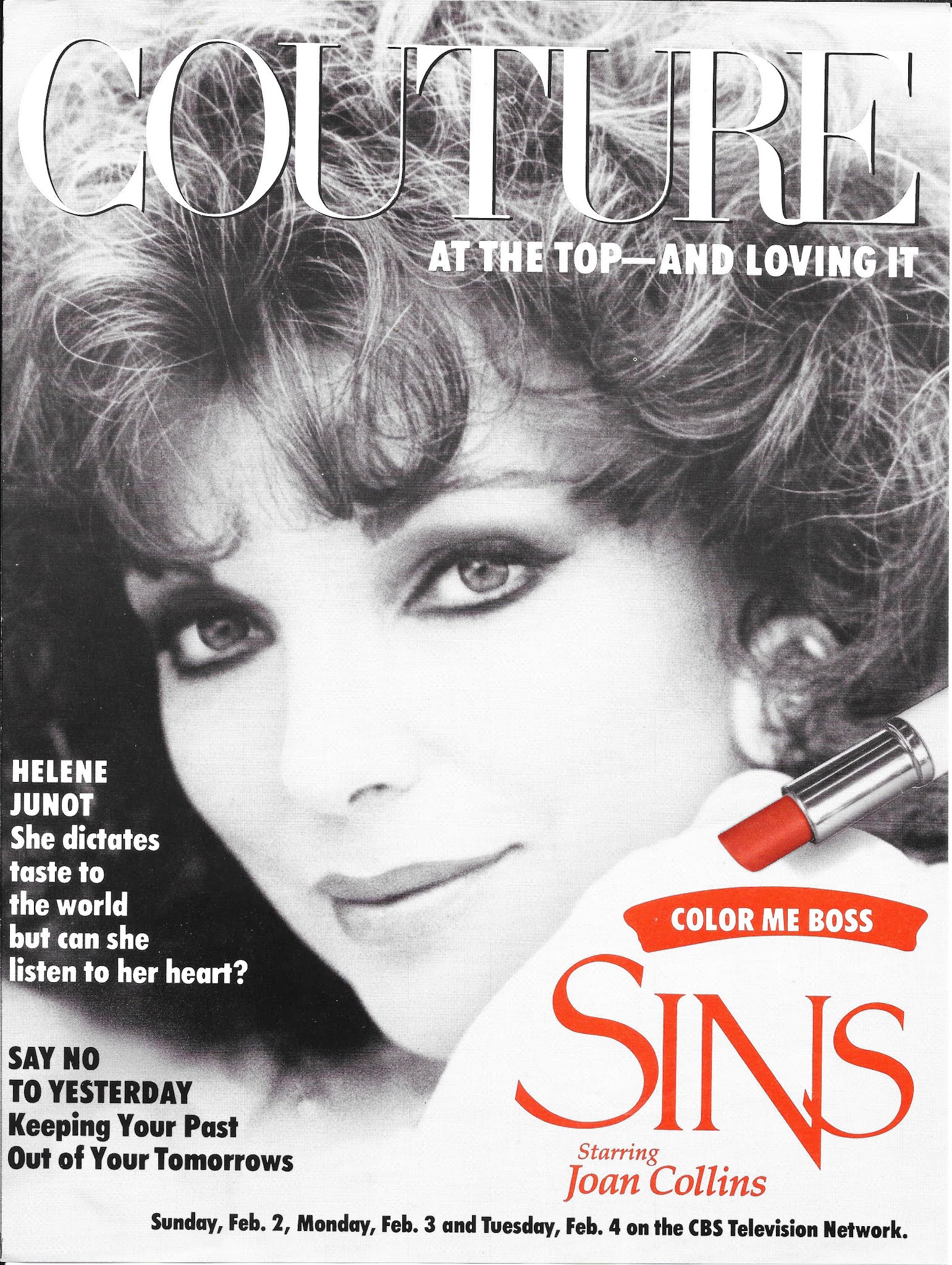LEGENDARY DAME!: CELEBRATING 70 YEARS! : SINS .. NEW WORLD TELEVISION ...