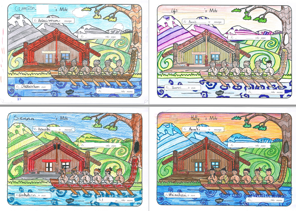 Te Wiki o te Reo Māori Colouring-in Competition