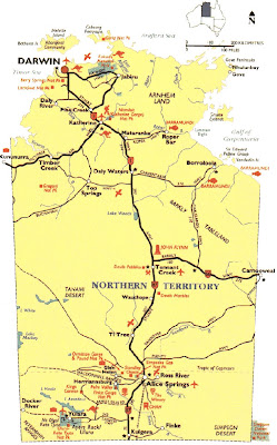 Northern Territory Map Pictures | Map of Australia Region Political