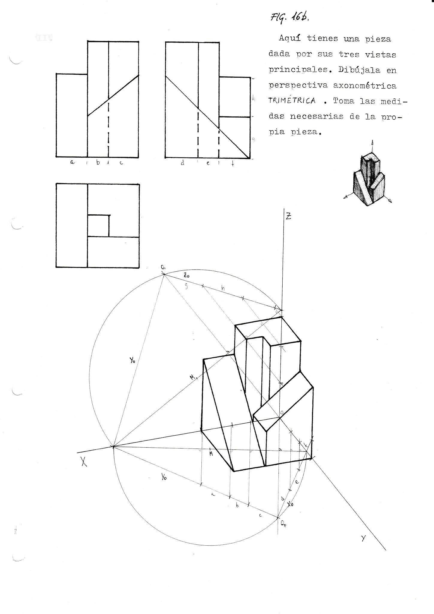 EL DOMINIO DEL DIBUJO: Ejercicios de perspectiva axonométrica ...