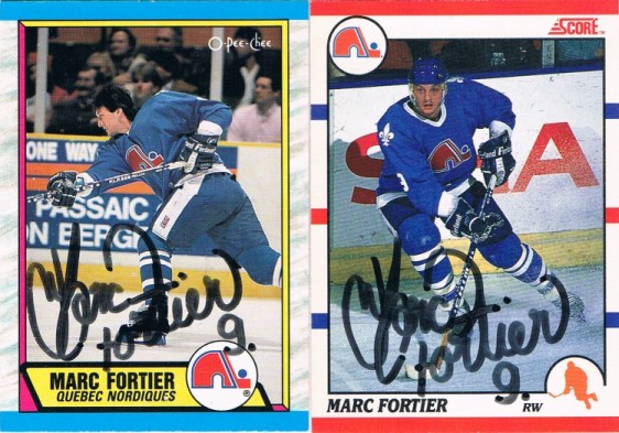 The Cardboard and Me: TTM: Marc Fortier