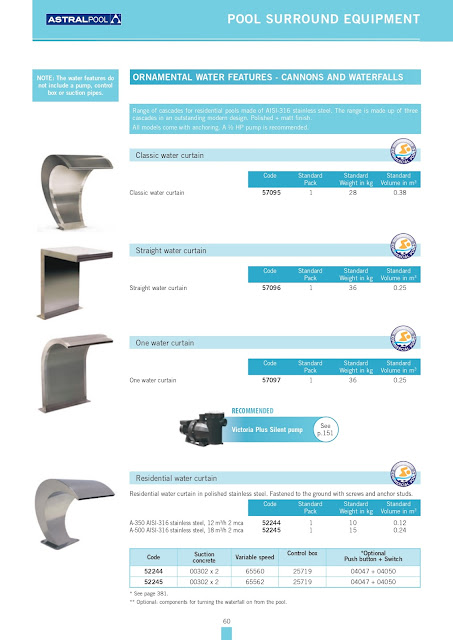 Astral Pool Catalogue 2020: Pool Surround Equipment