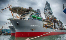 Offshore Base: Offshore oil gas drillship-Deepwater Thalassa