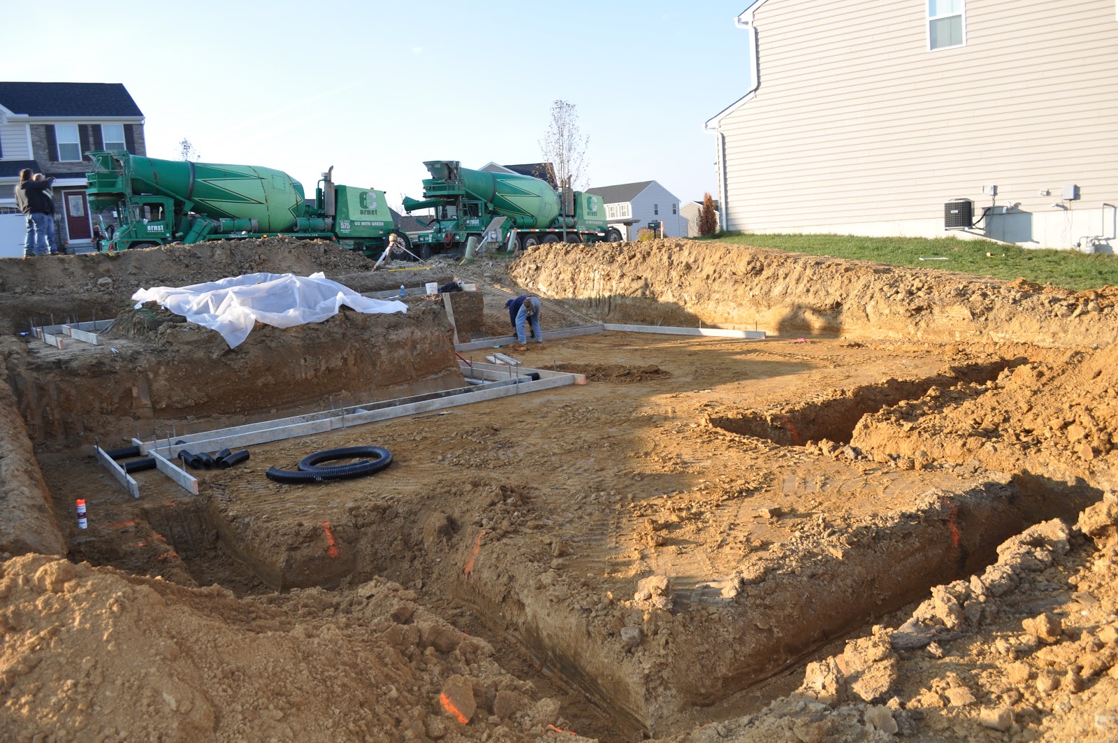 Journey to Building our Home: Footers, Plumbing, and Foundation