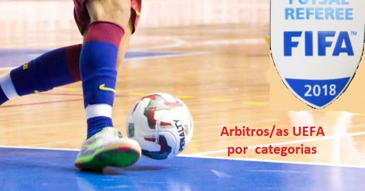 Árbitros Españoles De Futsal Uefa Por Categorías Masculino Y Femenino
