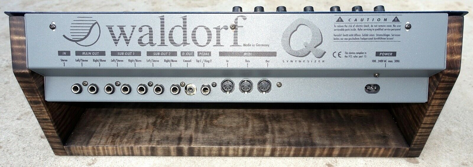 MATRIXSYNTH: Blue Waldorf Q Rack 16-voice w/ Blue OLED Display, LEDs ...