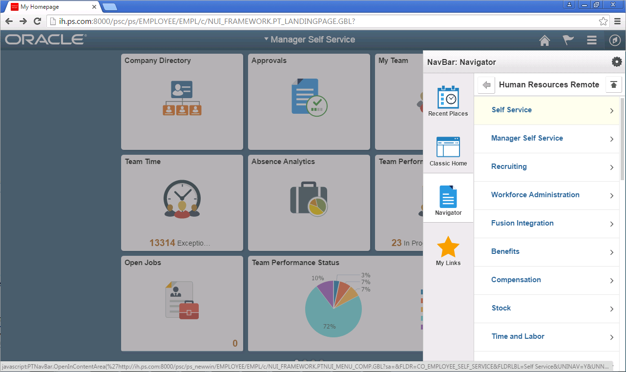 PeopleSoft UX Blog: 8.55 & Unified Nav Deployed on Two PUM Images on a ...