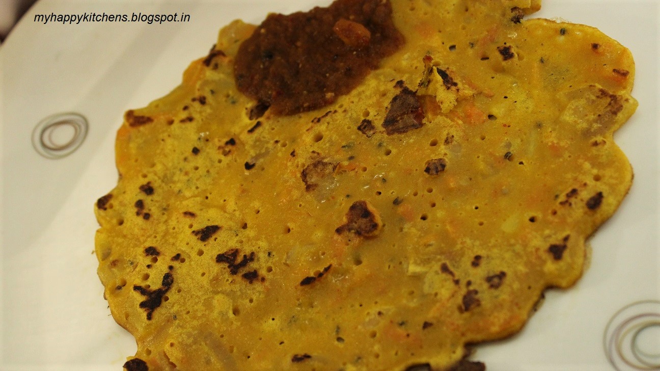 BESAN CHILLA / KADALAIMAAVU DOSA