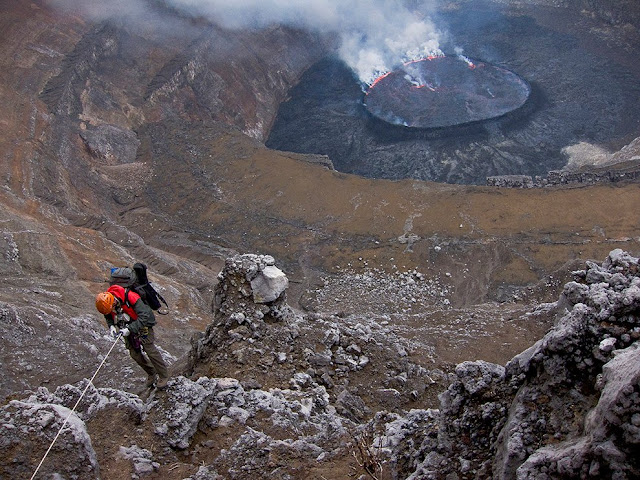 Nyiragongo Volcano | The Lava Lake of Democratic Republic of Congo
