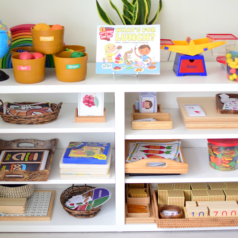 Food and Nutrition Themed Shelf | The Pinay Homeschooler