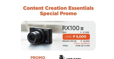Save up to ₱ 15,000 on your content creation needs from Sony - Gadget ...