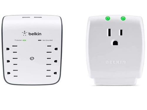 Review Belkin Wall Mount 6-Outlet USB Surge Protector