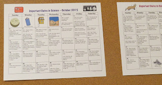Amy Brown Science: Science Calendars: Important Dates in Science History