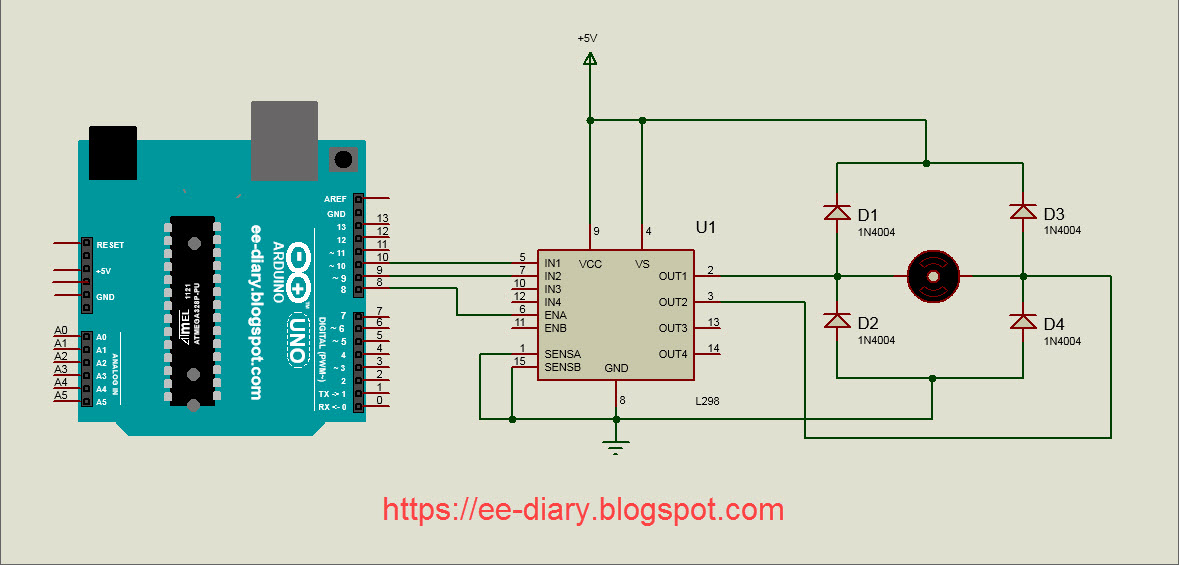 How to use L298N motor driver with Arduino