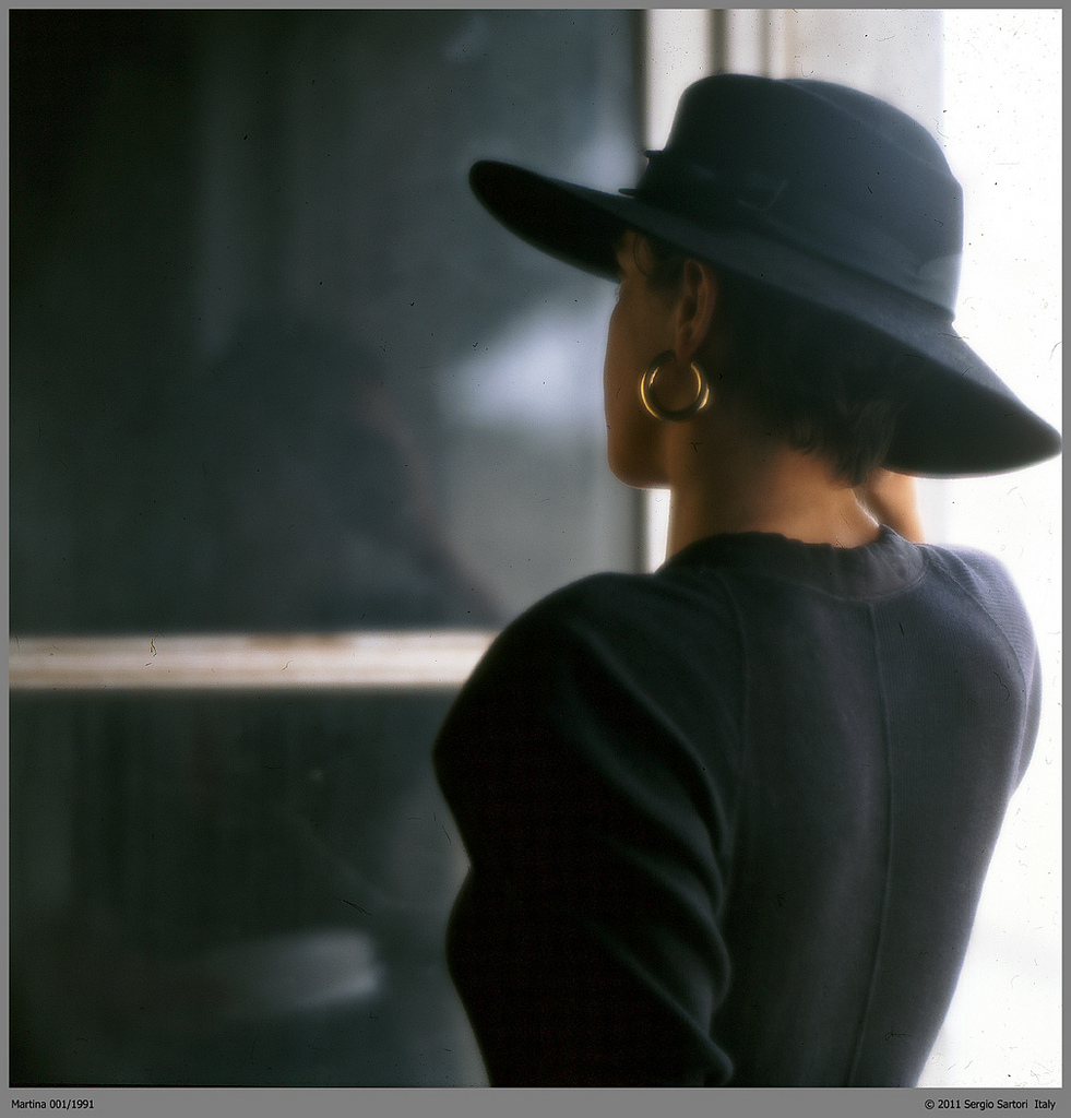 Marostica Fotografia 1979: Donna con cappello
