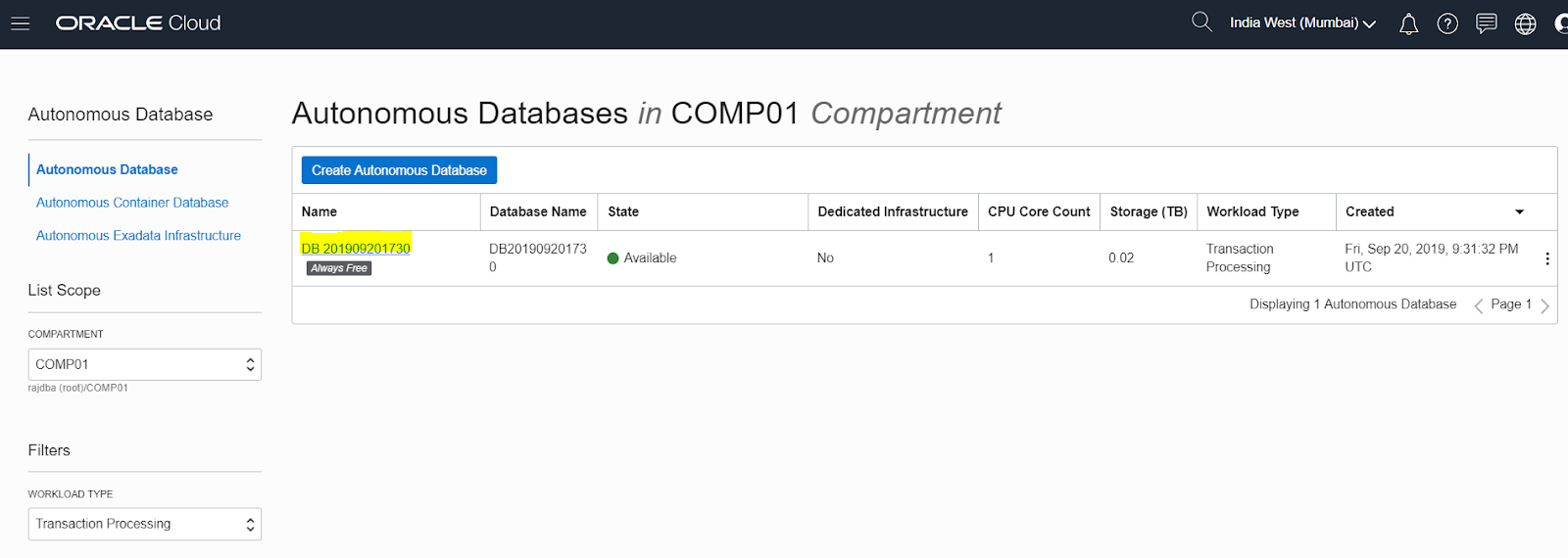 Oracle DBA Quick Notes: Connecting SQL Developer Web to Autonomous ...