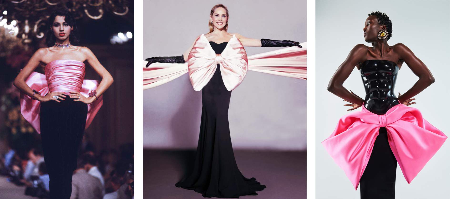 scostumista: A BIG PINK BOW THROUGH THE YEARS