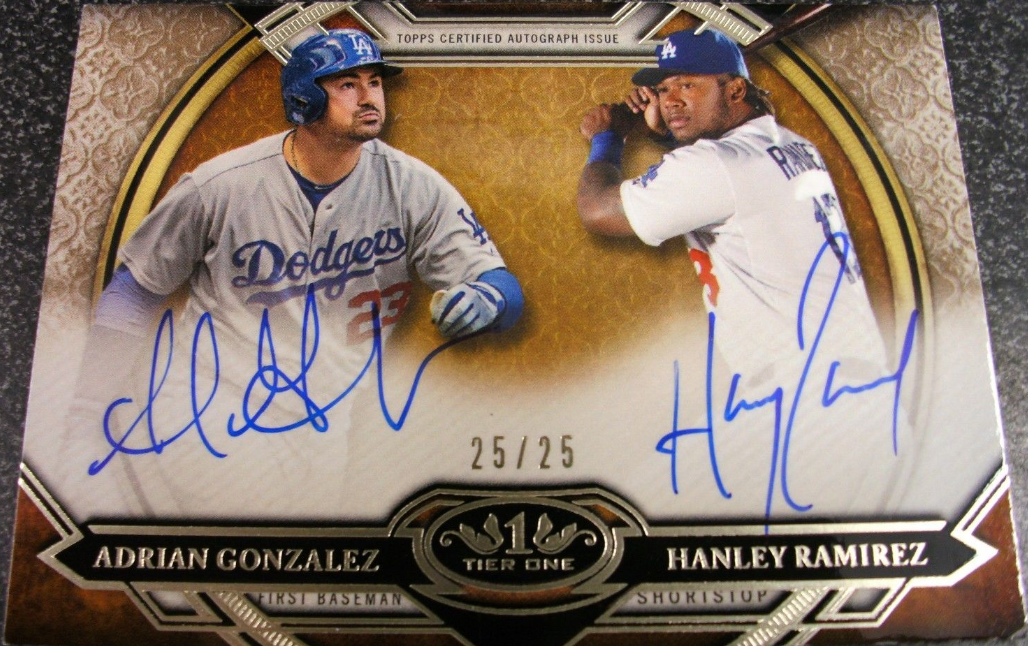 Dodgers Blue Heaven: 2015 Topps Tier One - The Dodger Autograph Cards