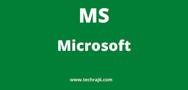 MS full form, What is the full form of MS