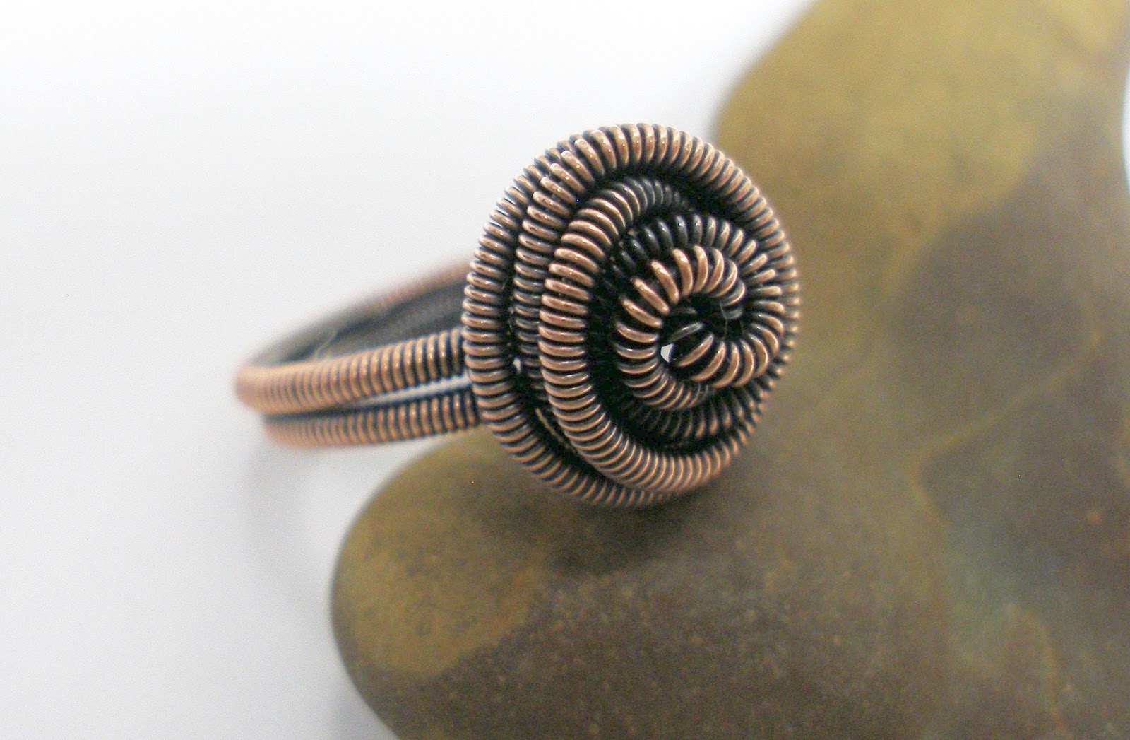 Eva Sherman Designs: Coiled Wire Rosette Ring