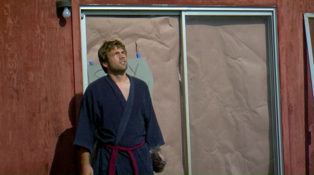 ausCAPS: Brian Comrie shirtless in Sarah Landon and the Paranormal Hour