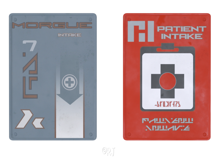 RJs Bits Bobs Props & Pieces: Sci Fi Signs