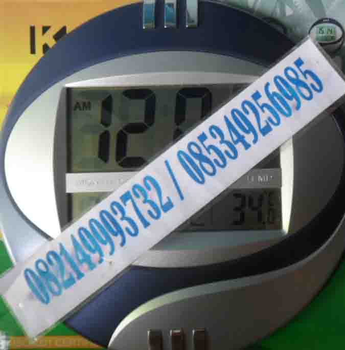 Jual aneka barang: jam digital kenko KK-3885 LCD wall clock