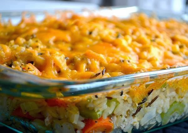 Cheesy Chicken and Wild Rice Casserole | best healthy recipes in the world