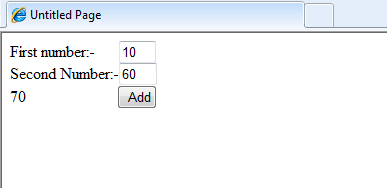 Talk in computer language.: Add two number in ASP.NET using AJAX