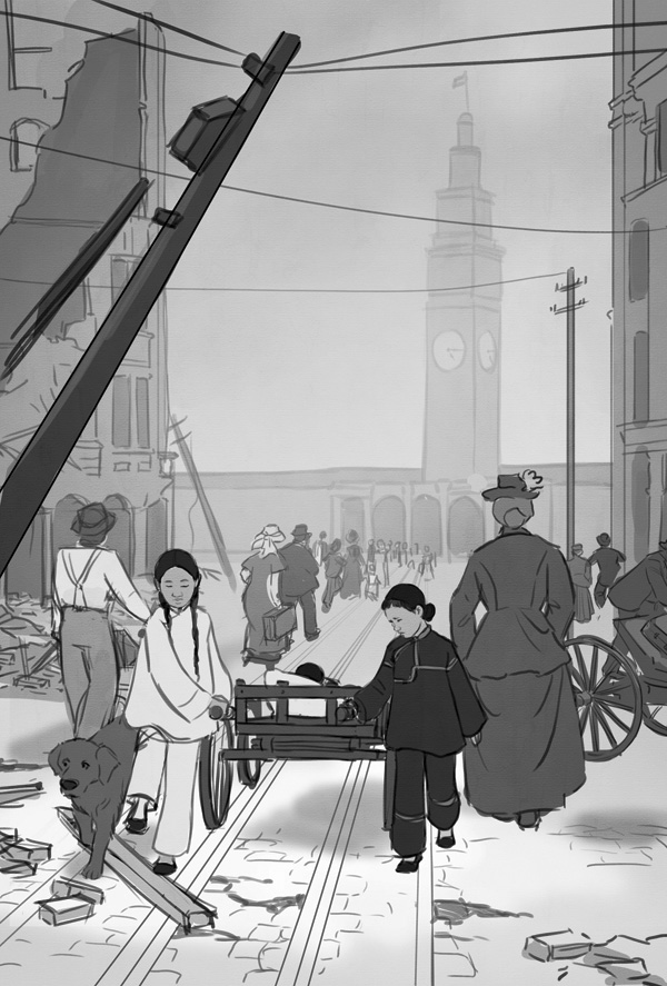 Kelley McMorris illustration: Ranger in Time #6: Interior Illustrations