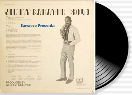 Barraezo Presenta: Solo - Jimmy Sabater - Tico SLP 1190 Lp 1190 - 1969