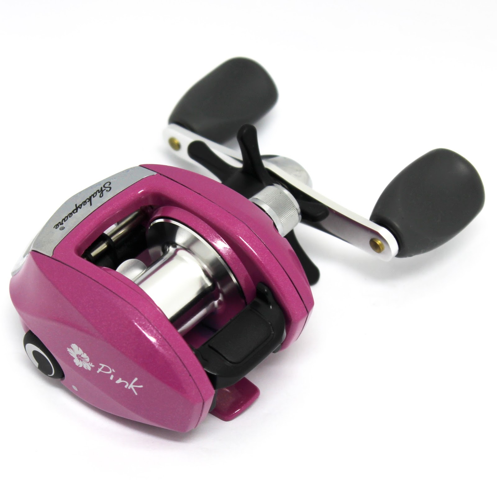 Survive the Elements: Shakespeare Pink Low Profile Baitcast Reel PINKLP