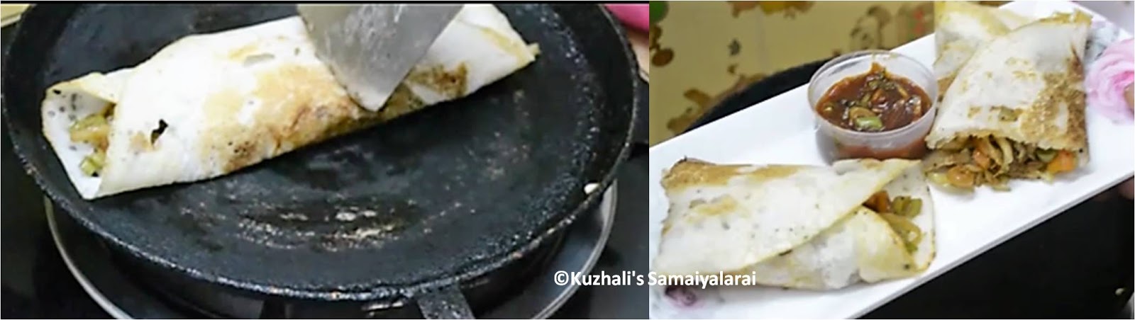 KUZHALI'S SAMAIYALARAI: VEGETABLE SPRING ROLL DHOSAI/DOSA - EASY DOSA ...
