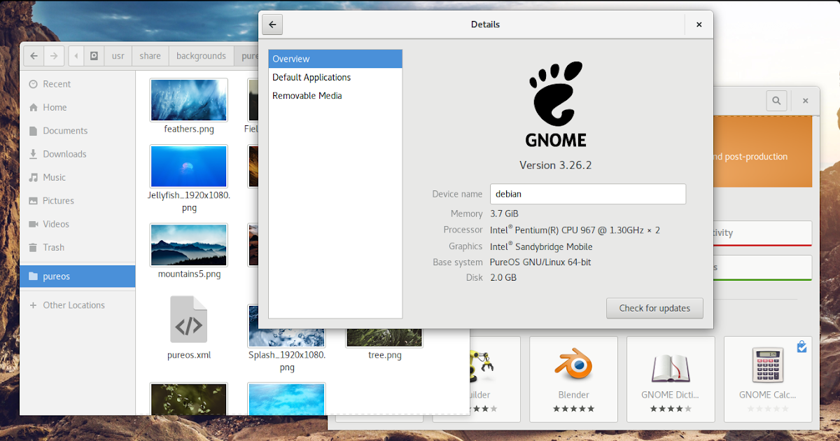 Quick Look to PureOS GNU/Linux, A New 100% Free Distro