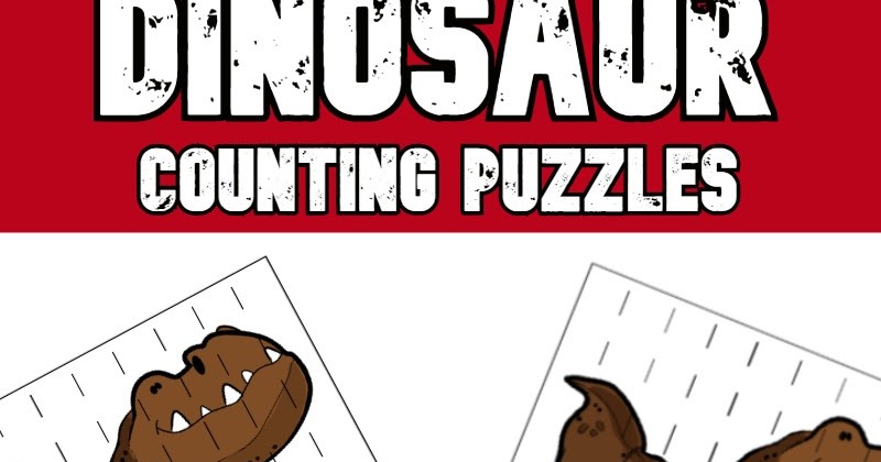 Dinosaur Number Puzzles - Free Preschool Activity | Preschool Powol Packets