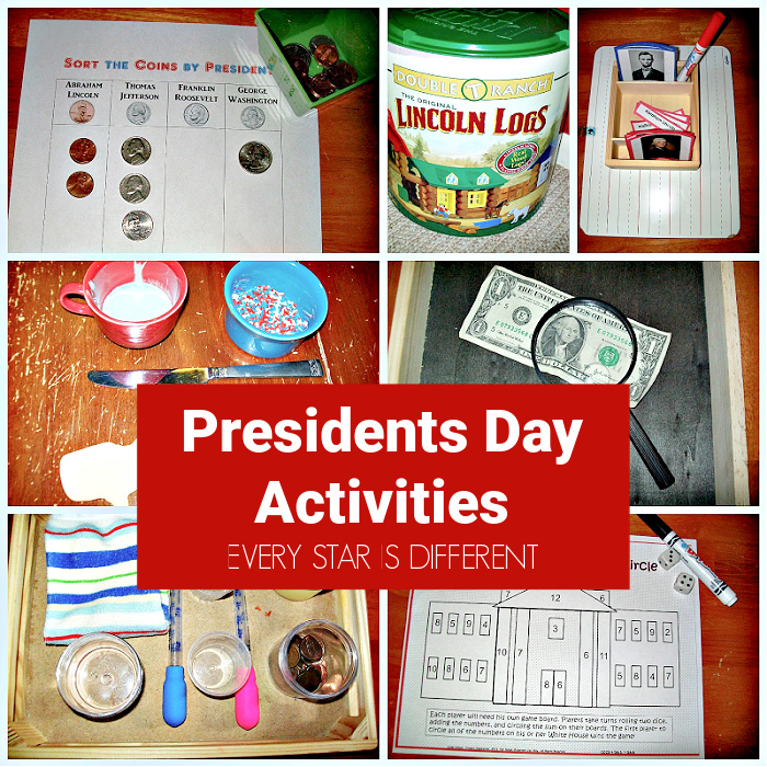 President's Day Activities - Every Star Is Different
